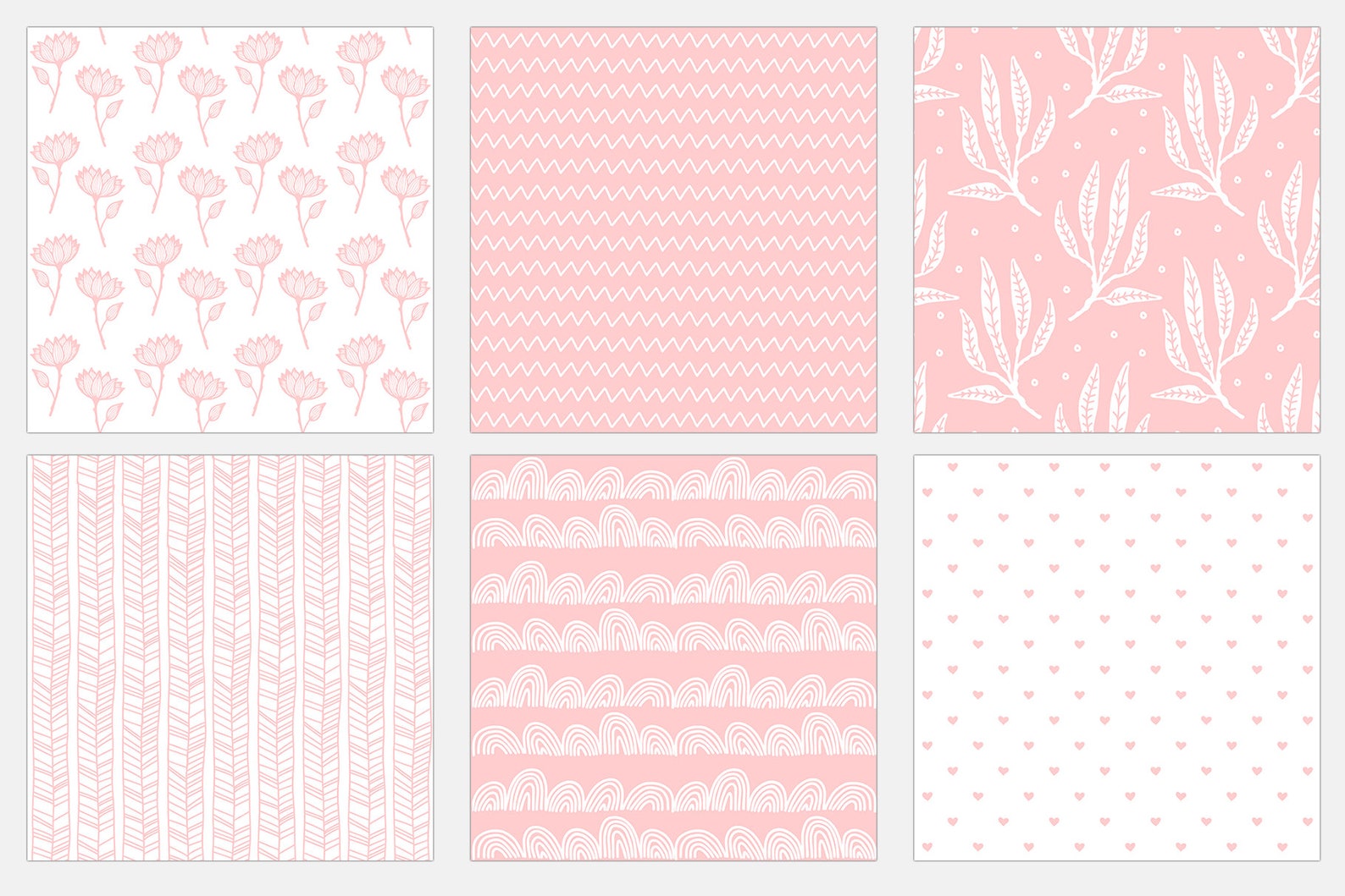Blush Pink Pastel Digital Paper Printable Paper Pastel - Etsy