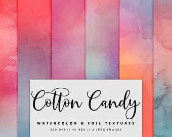 Watercolor Digital Paper, Watercolor Textures, Watercolor Backgrounds ...