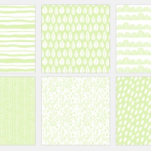Green Tea Green Pastel Digital Paper, Printable Paper, Pastel Patterns ...