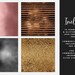 Metallic Foil Digital Paper, Seamless Gold Foil Textures, Digital ...