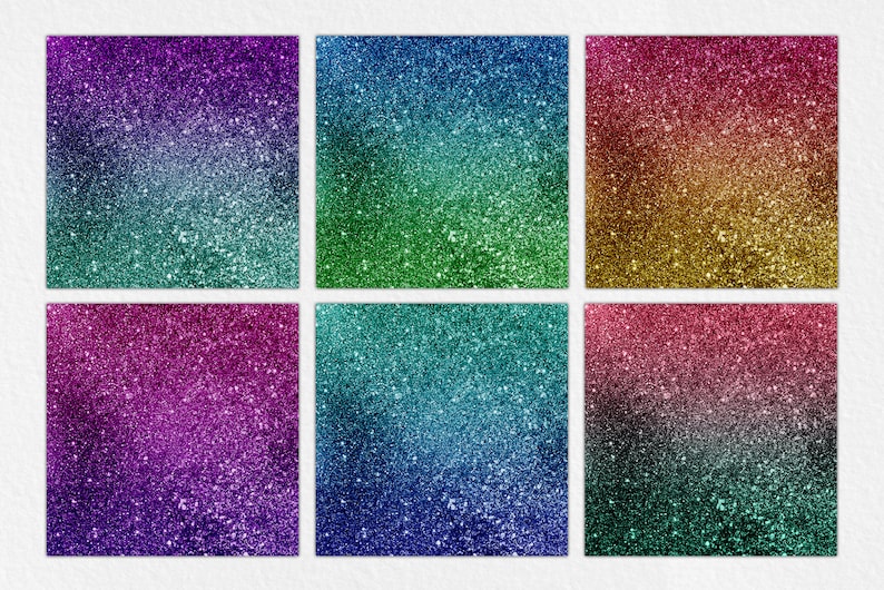 Ombre Glitter Textures Glitter Textures Glitter Backgrounds - Etsy
