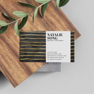 Black and Gold Foil Watercolor Digital Paper, Elegant Metallic Textures ...