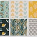 Vintage Digital Paper Set, Retro Seamless Textures, Floral Patterns ...