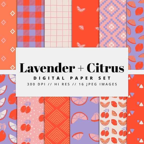 Digital Paper Set - Etsy