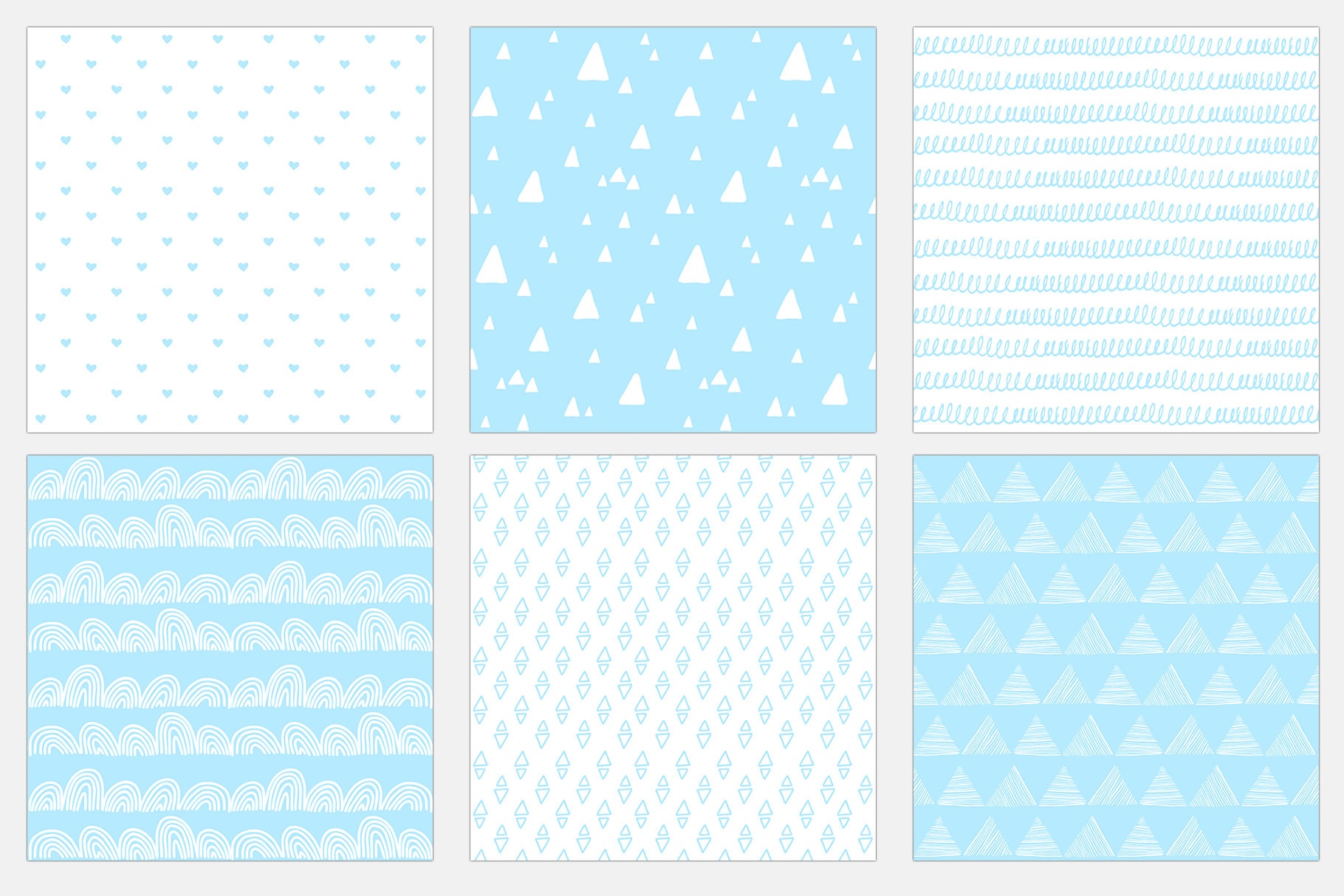 Sky Blue Pastel Digital Paper Printable Paper Pastel - Etsy