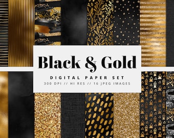 Glam Digital Paper - Etsy