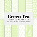 Green Tea Green Pastel Digital Paper, Printable Paper, Pastel Patterns ...