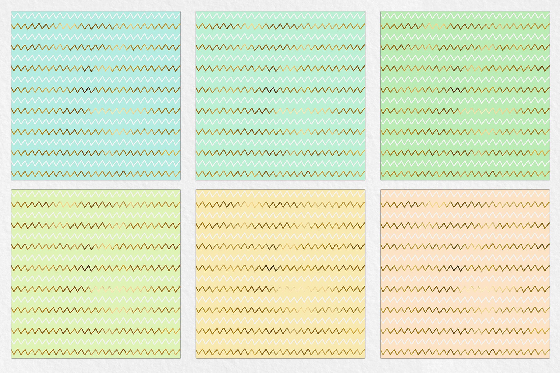Pastel Gold Foil Chevron Digital Paper Pastel Backgrounds - Etsy