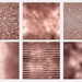 Rose Gold Foil Digital Paper, Seamless Gold Foil Textures, Digital ...