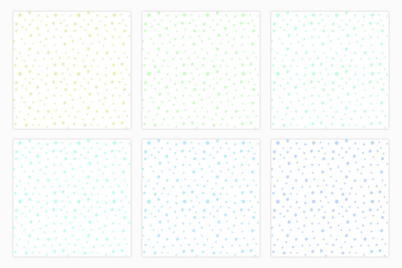 Pastel Confetti Digital Paper Polka Dot printable Paper | Etsy