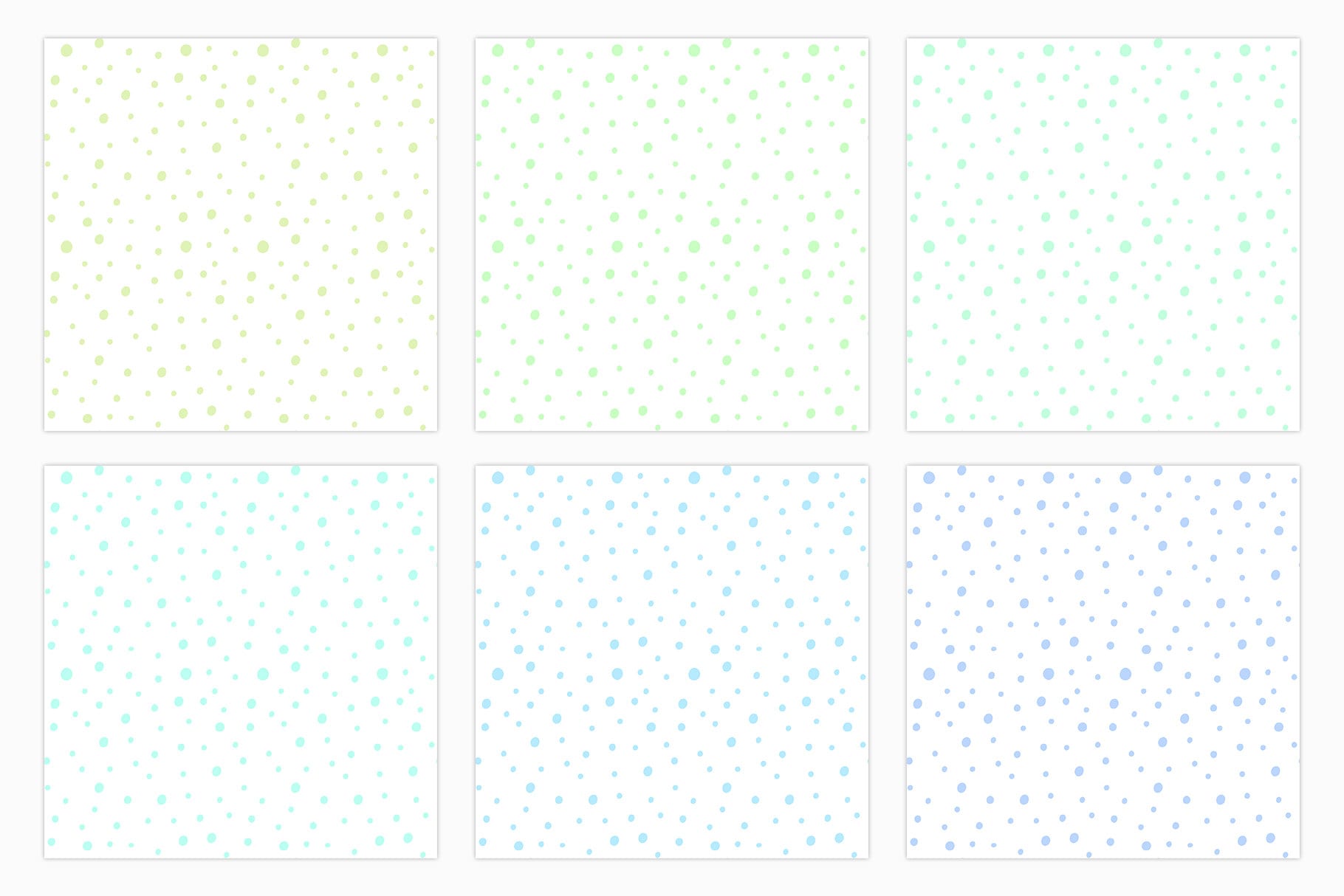 Pastel Confetti Digital Paper Polka Dot printable Paper | Etsy