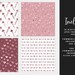 Valentine's Day Rose Gold Digital Paper, Gold Foil, Valentine, Hearts ...
