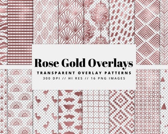 Transparent Overlay Patterns Overlay Digital Paper Seamless | Etsy