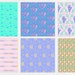 Pastel Magic Digital Paper Set, Seamless Textures, Esoteric Patterns ...