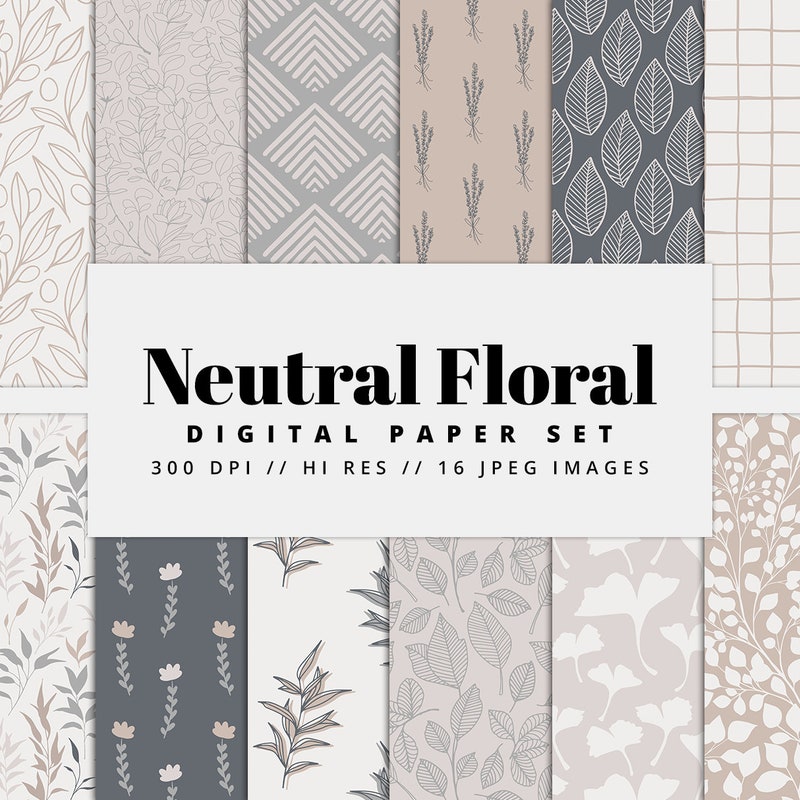 Spring Floral Paper - Etsy