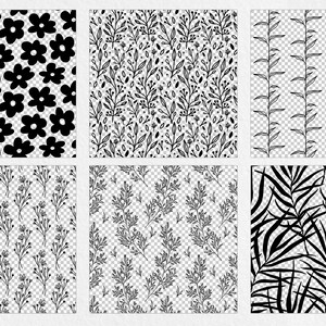 Transparent Overlay Patterns, Overlay Digital Paper, Seamless Patterns ...