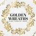 Rose Gold Foil Wreath Clipart Set Faux Foil Clipart Floral - Etsy