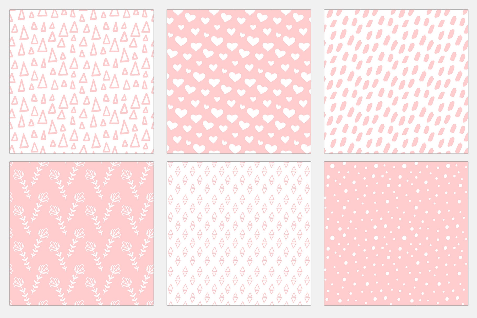 Blush Pink Pastel Digital Paper Printable Paper Pastel - Etsy
