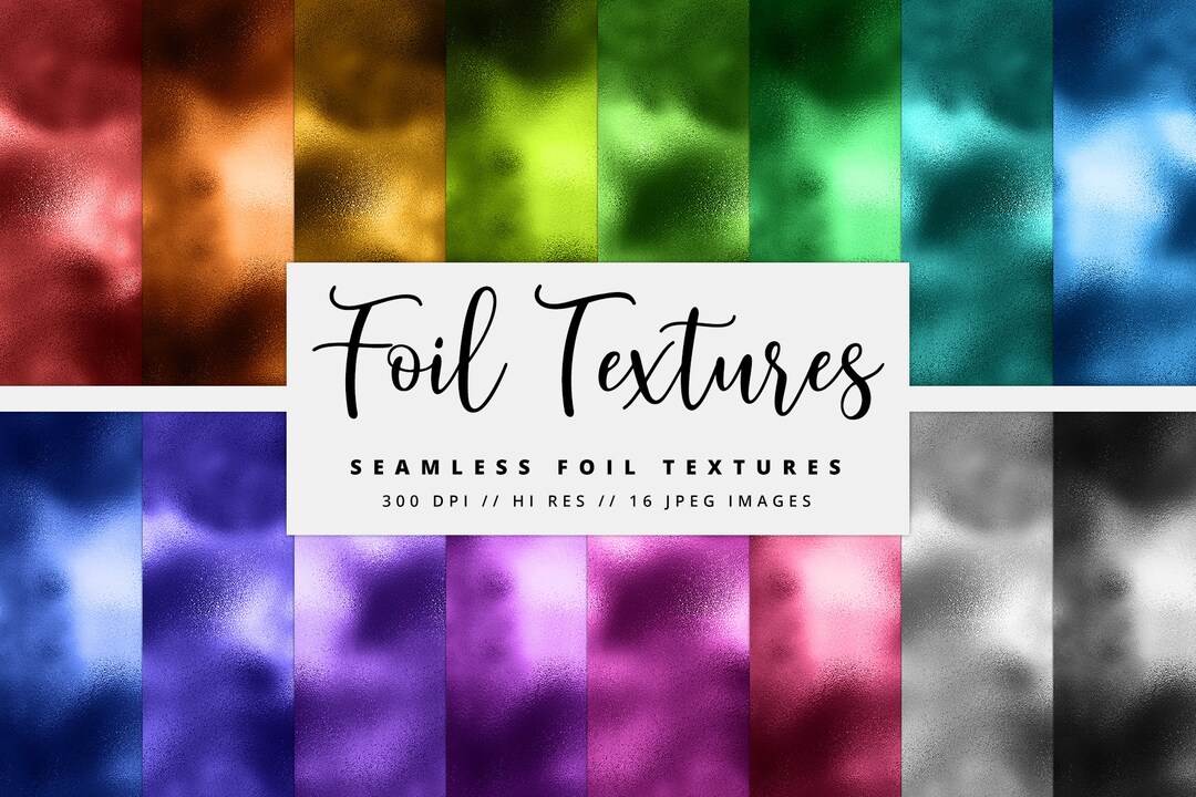 Foil Digital Paper, Foil Textures, Digital Metallic Foil, Glam Textures ...