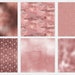 Rose Gold Foil Digital Paper, Seamless Textures, Blush, Digital ...