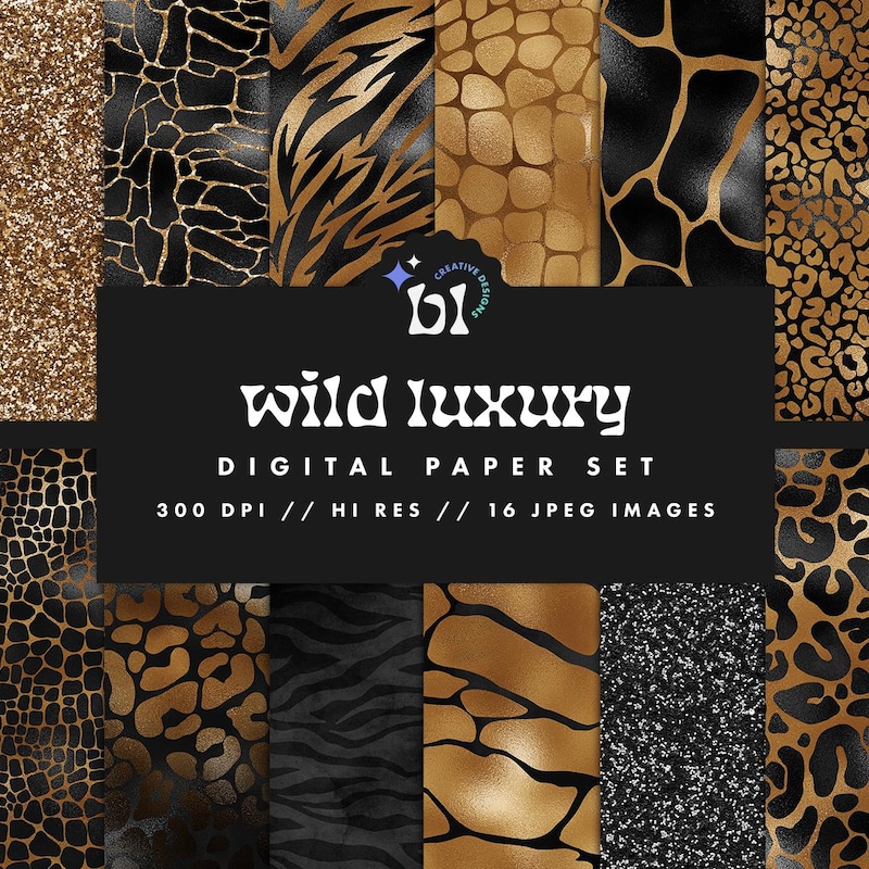 Zebra Digital Paper - Etsy