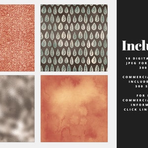 Foil Digital Paper, Seamless Texture, Tan, Green, Red, Navy Digital ...