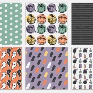Halloween Digital Paper, Halloween Paper, Halloween Seamless Patterns ...