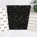 Valentine's Day Black and Gold Digital Paper, Gold Foil, Valentine ...