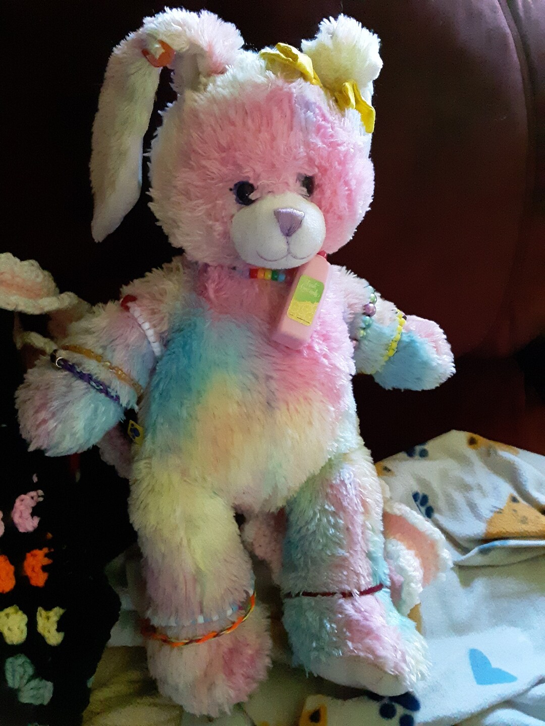 Customized Rabbit Build A Bear Plush Backpack - Etsy