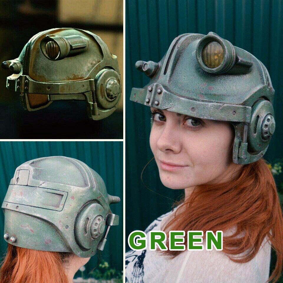 Inspired of Fallout combat armor helmet real size cosplay | Etsy