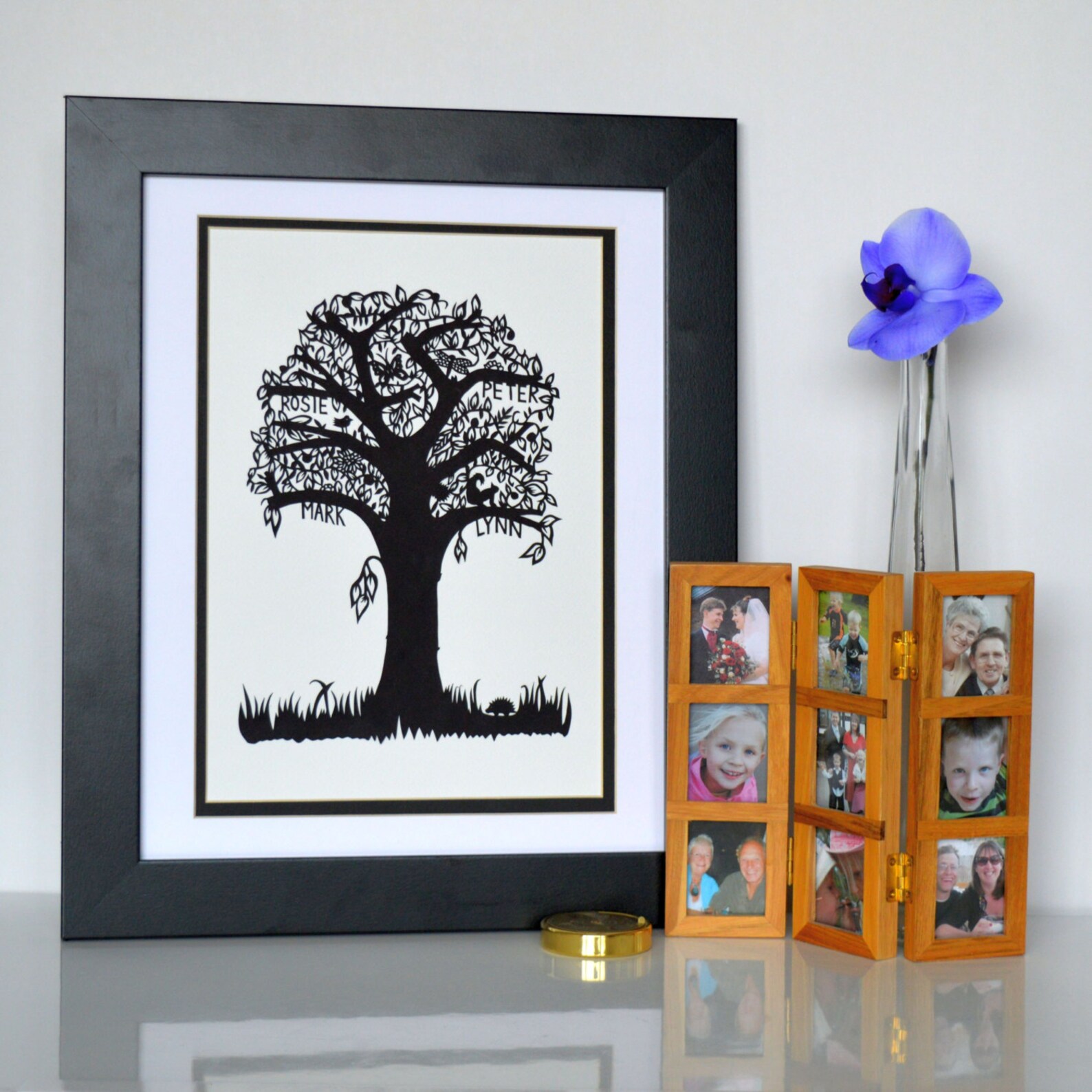 Hand-cut Family Tree - Etsy