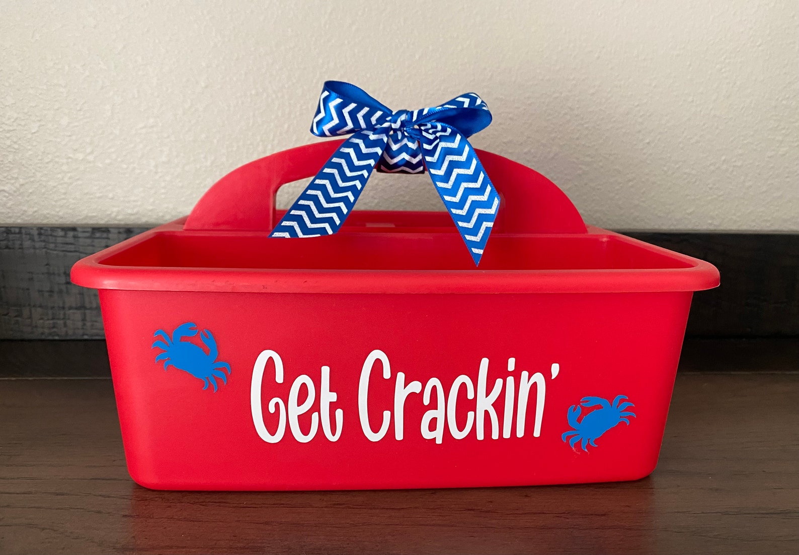 Crab Caddy, Crab Boil Caddy, Seafood Caddy, Get Cracking Crab Caddy ...