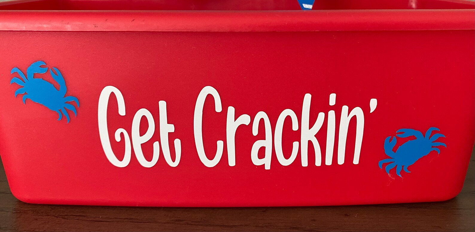 Crab Caddy, Crab Boil Caddy, Seafood Caddy, Get Cracking Crab Caddy ...