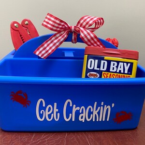 Crab Caddy, Crab Boil Caddy, Seafood Caddy, Get Cracking Crab Caddy ...