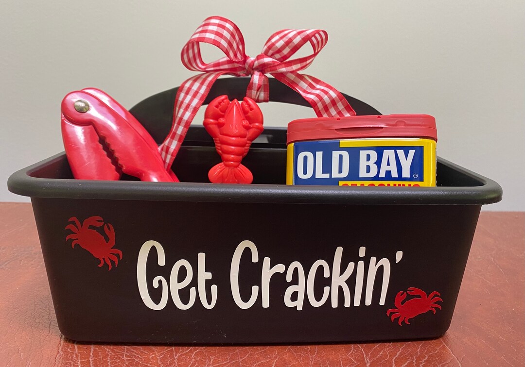 Crab Caddy, Crab Boil Caddy, Seafood Caddy, Get Cracking Crab Caddy ...