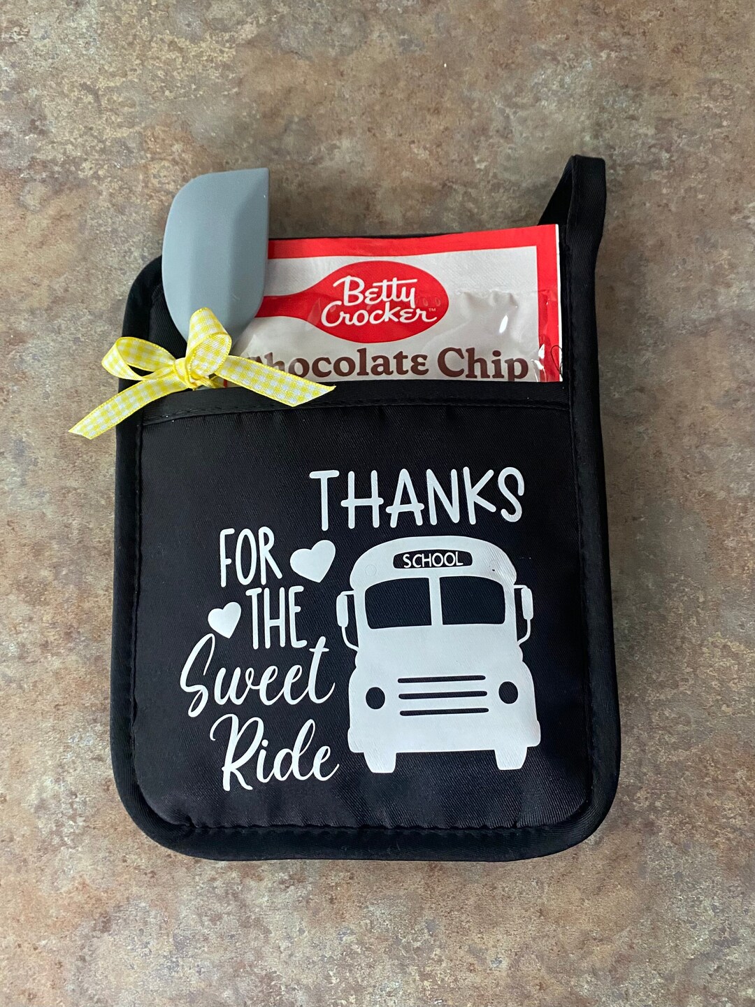 School Bus Driver Gift, Thanks for the Sweet Ride Potholder Gift ...