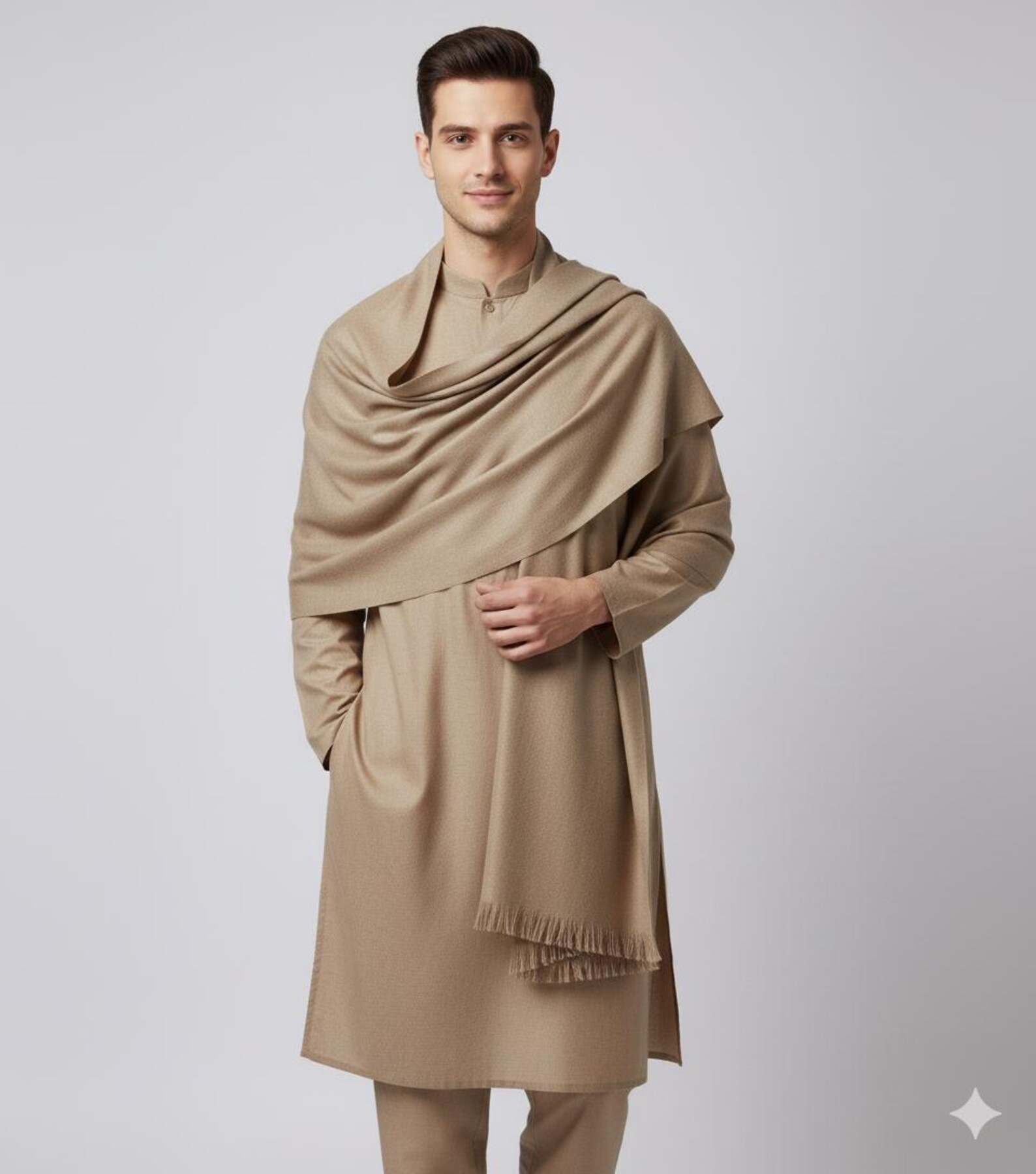 Kashgari 100% Pure Wool Meditation Shawl/lohi 2.75 Mtr X 1.35 Mtr 1 Kg ...