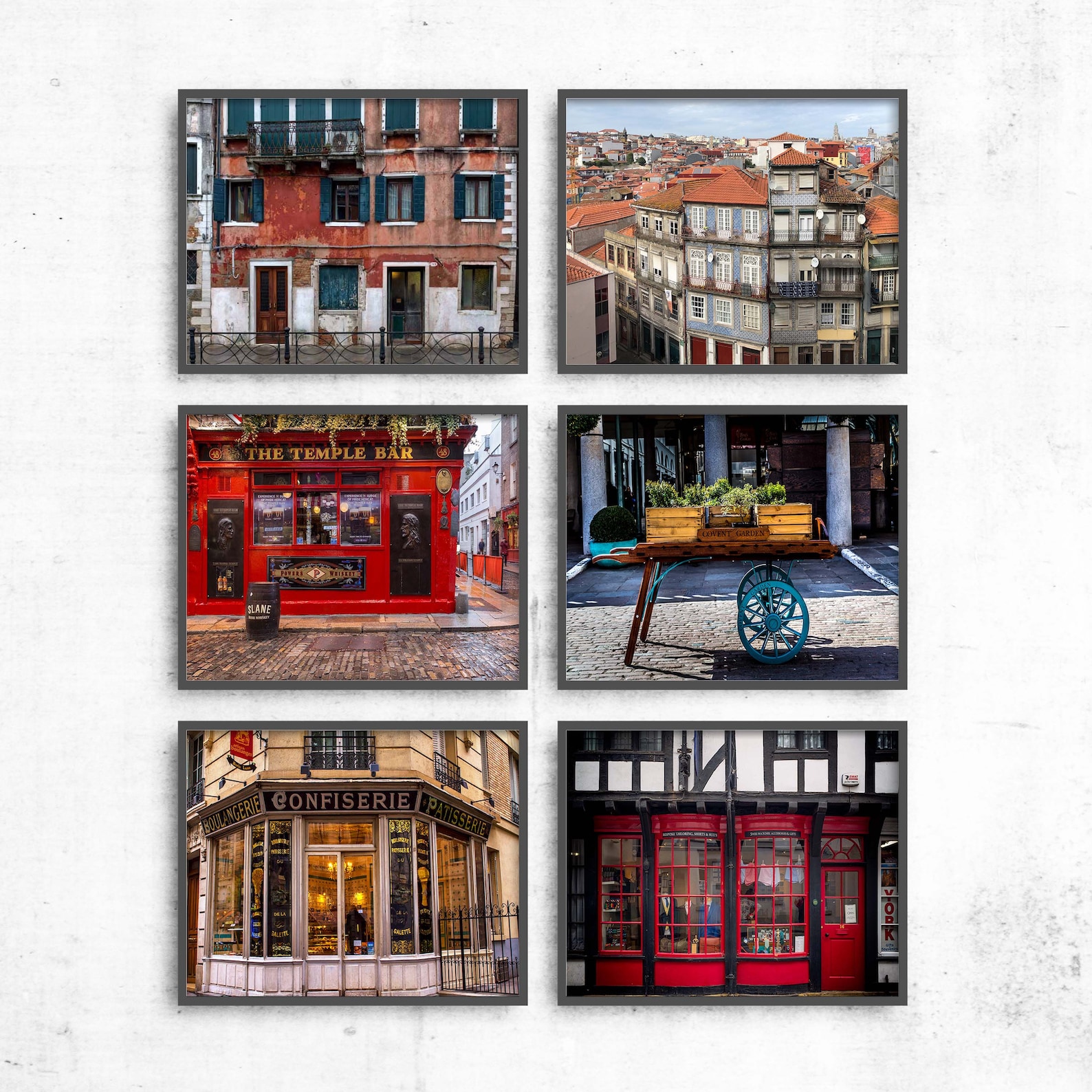 Europe Cities Photo Set Wall Art Prints Gallery Wall Set | Etsy