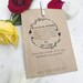 Wedding Program Bags Simple Modern Program Bags Custom Printed on Kraft ...