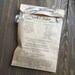 Wedding Program Bags Simple Modern Program Bags Custom - Etsy
