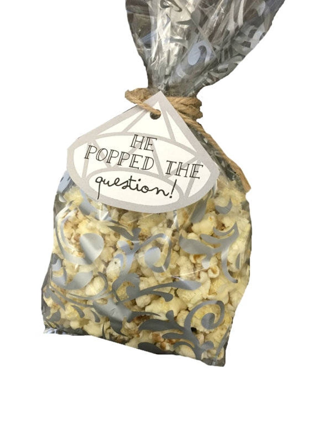 Instant Download “he Popped the Question” Engagement & Bridal Shower ...