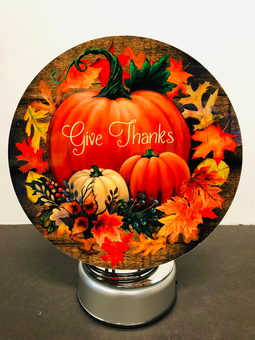 Fall, Give Thanks Door Sign - Etsy