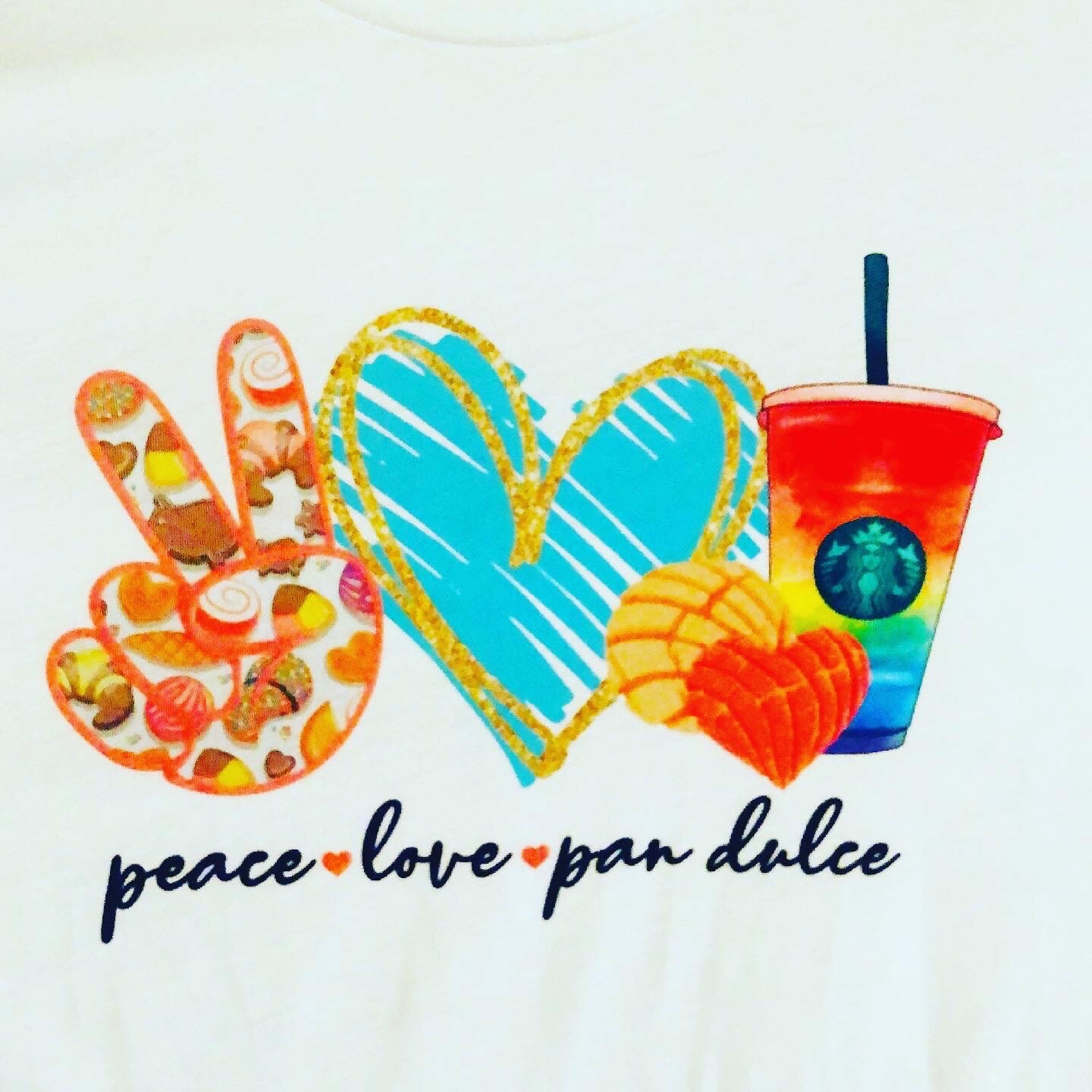 Peace Love Pan Dulce Tshirt - Etsy