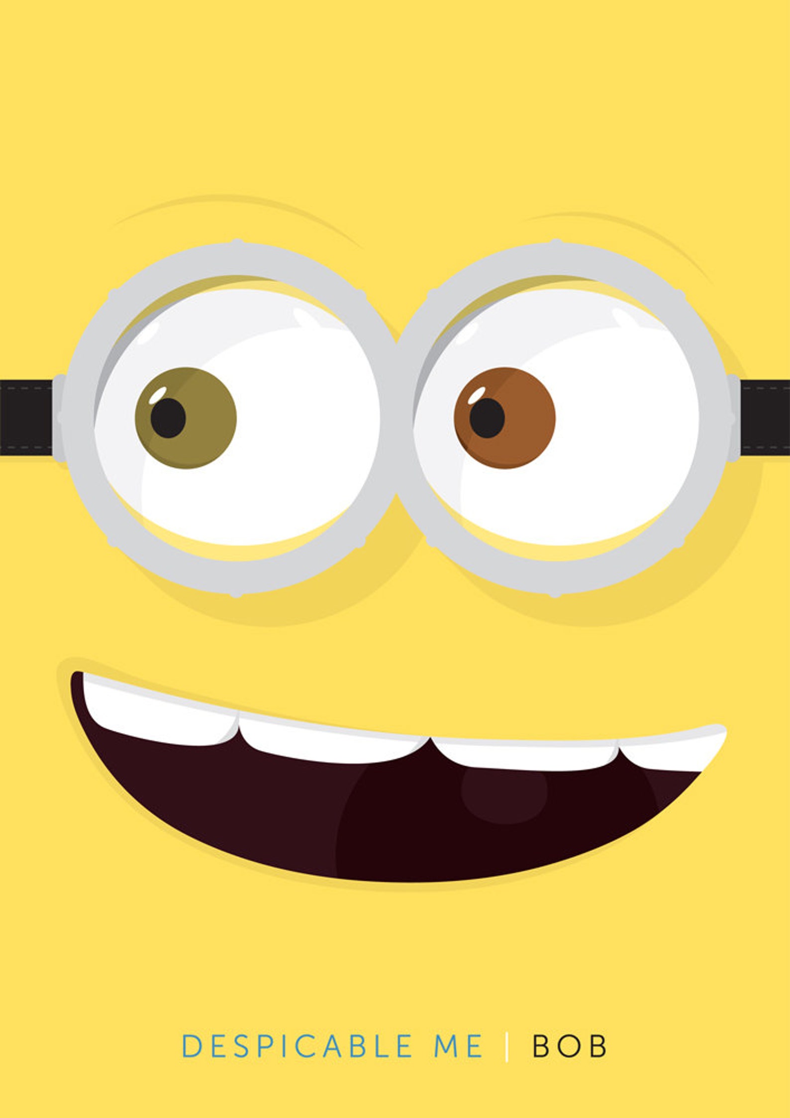 Minion Bob - Despicable Me - Minimal Fan Poster Instant Download - Etsy