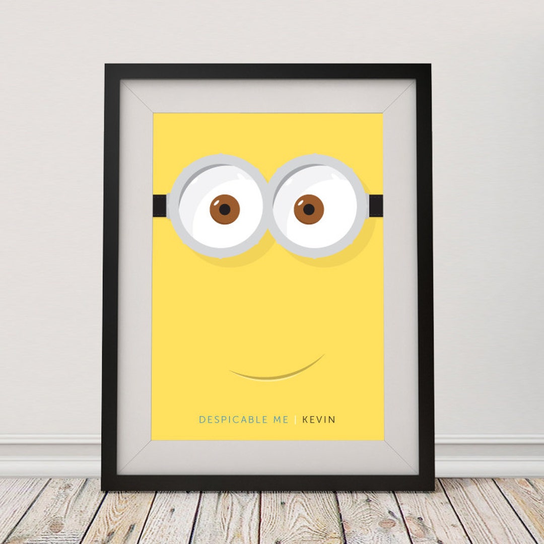 Minion Kevin - Despicable Me - Minimal Fan Poster Instant Download - Etsy