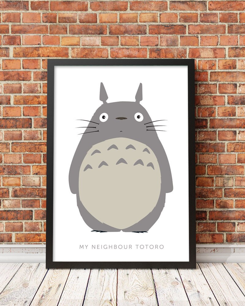 Minimalist Anime Film Poster - Digital Artwork Download - Etsy