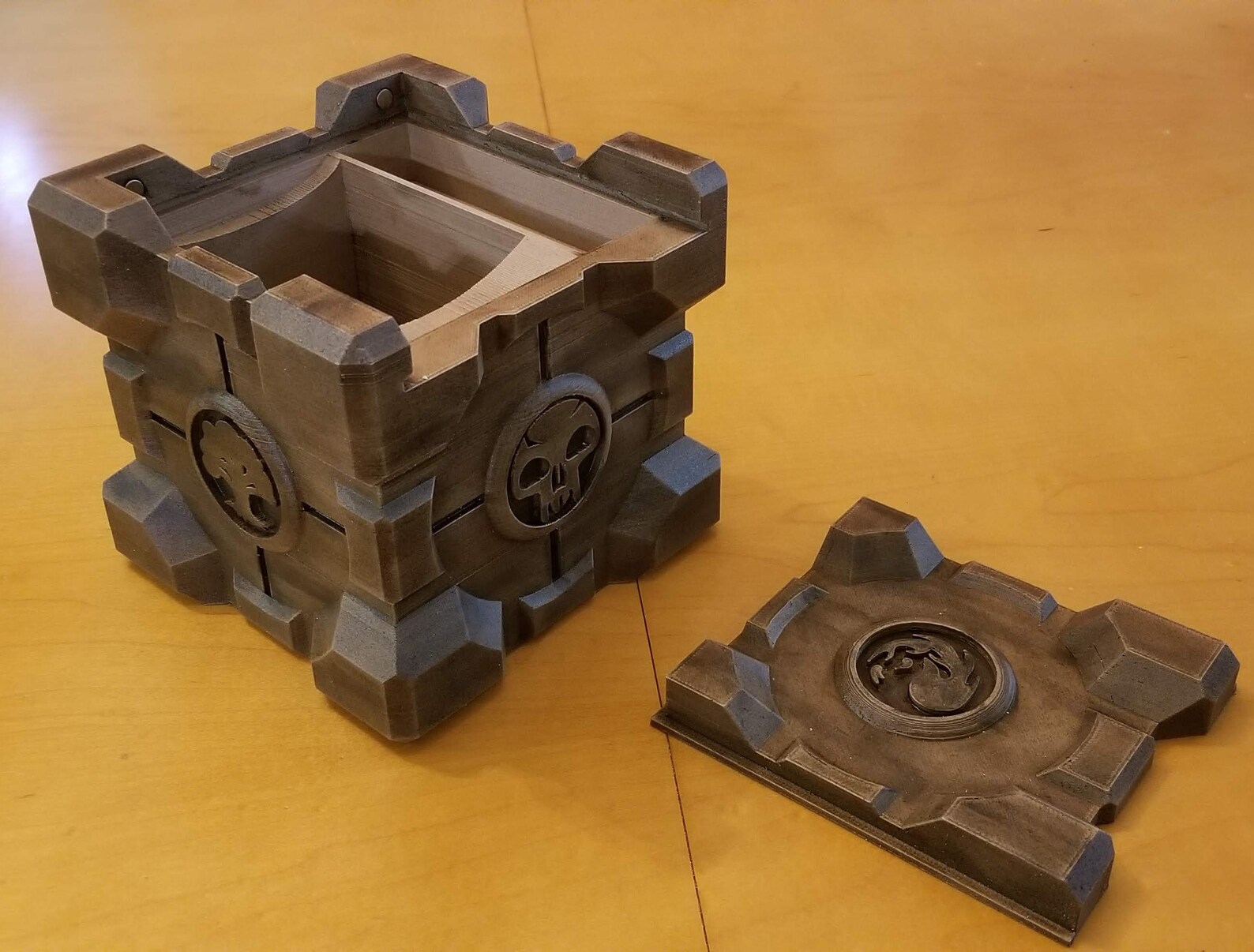 MTG Deck Box with Magnetic Lid Magic the Gathering Trading | Etsy