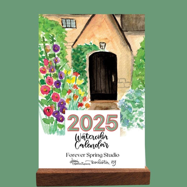 Watercolor Calendar - Etsy