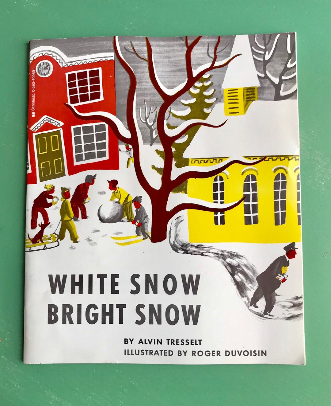White Snow Bright Snow Paperback Book by Alvin Tresselt - Etsy