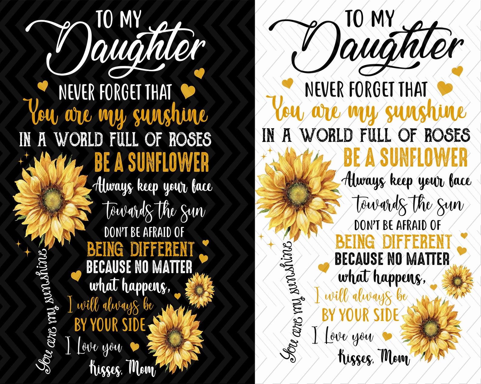 Daughter You Are My Sunshine Png Sunflower Png Daughter Png | Etsy